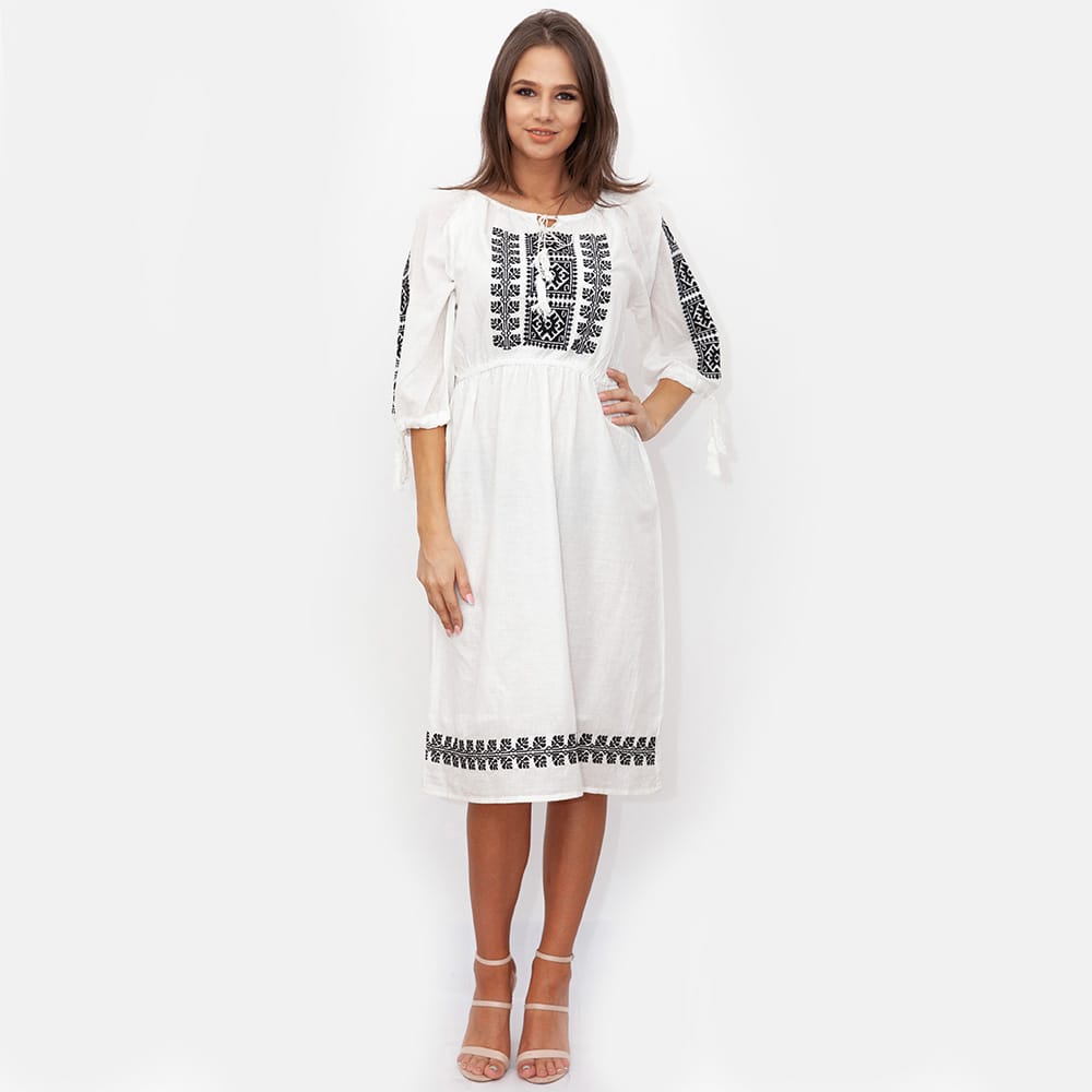 ROCHIE BRODATA ANEMONA ALB • IePeMarie.ro