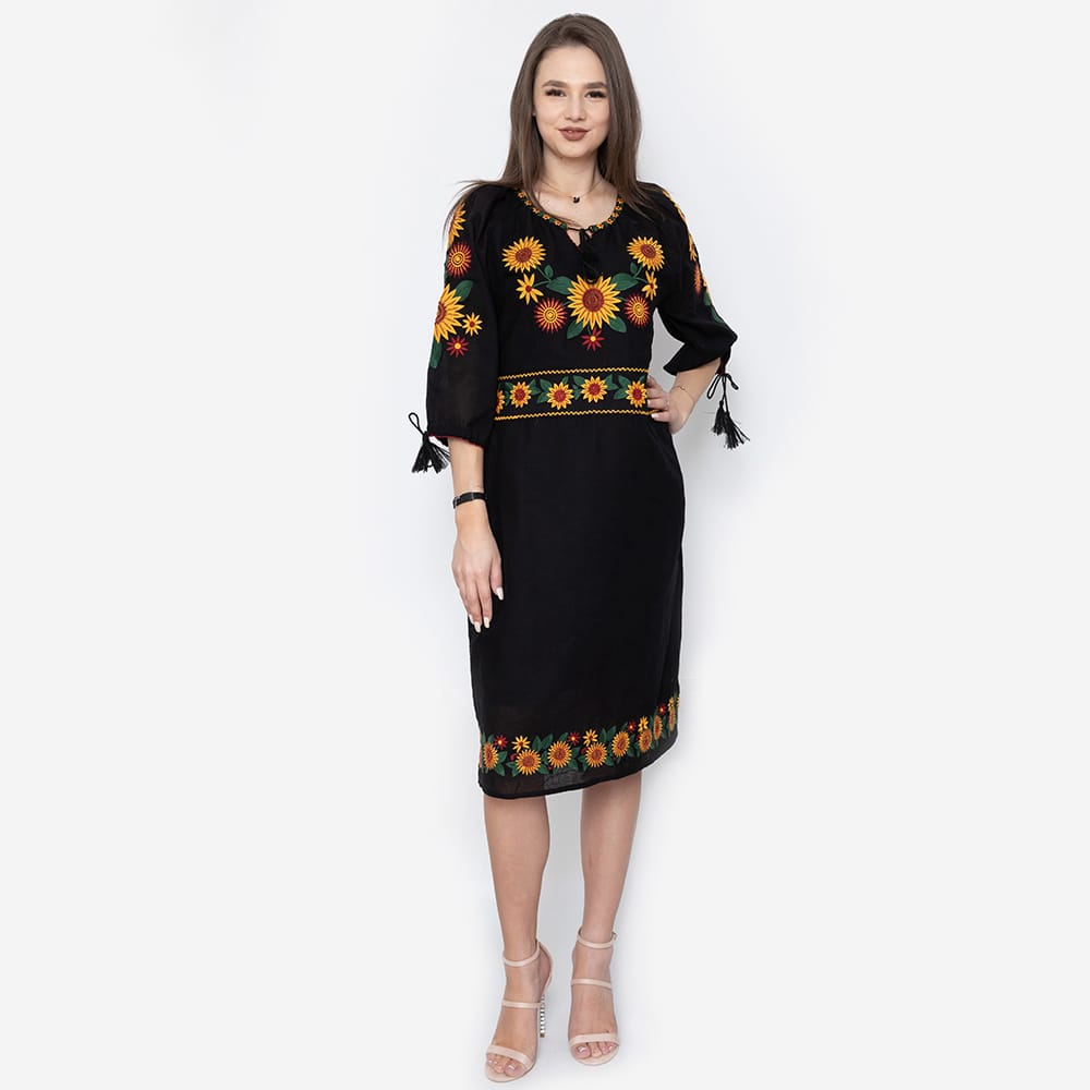 Rochie brodata floral Sore • IePeMarie.ro