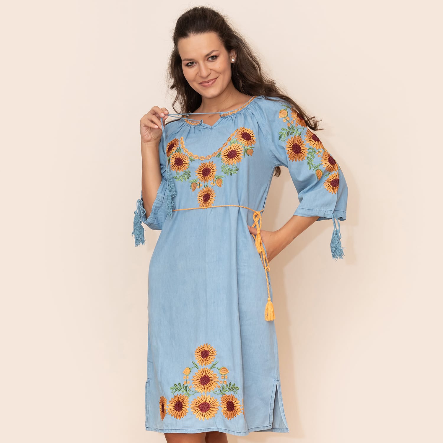 Rochie din denim Stefi 01 • IePeMarie.ro