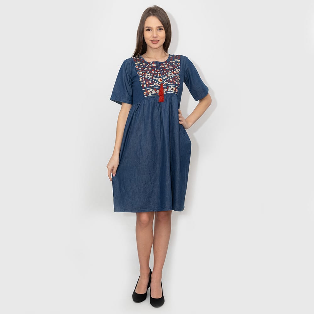Rochie din denim Atena 3 – IePeMarie.ro