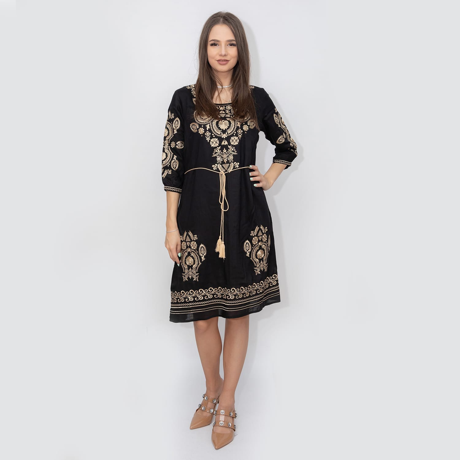Rochie traditionala brodata Raiola 1 • IePeMarie.ro